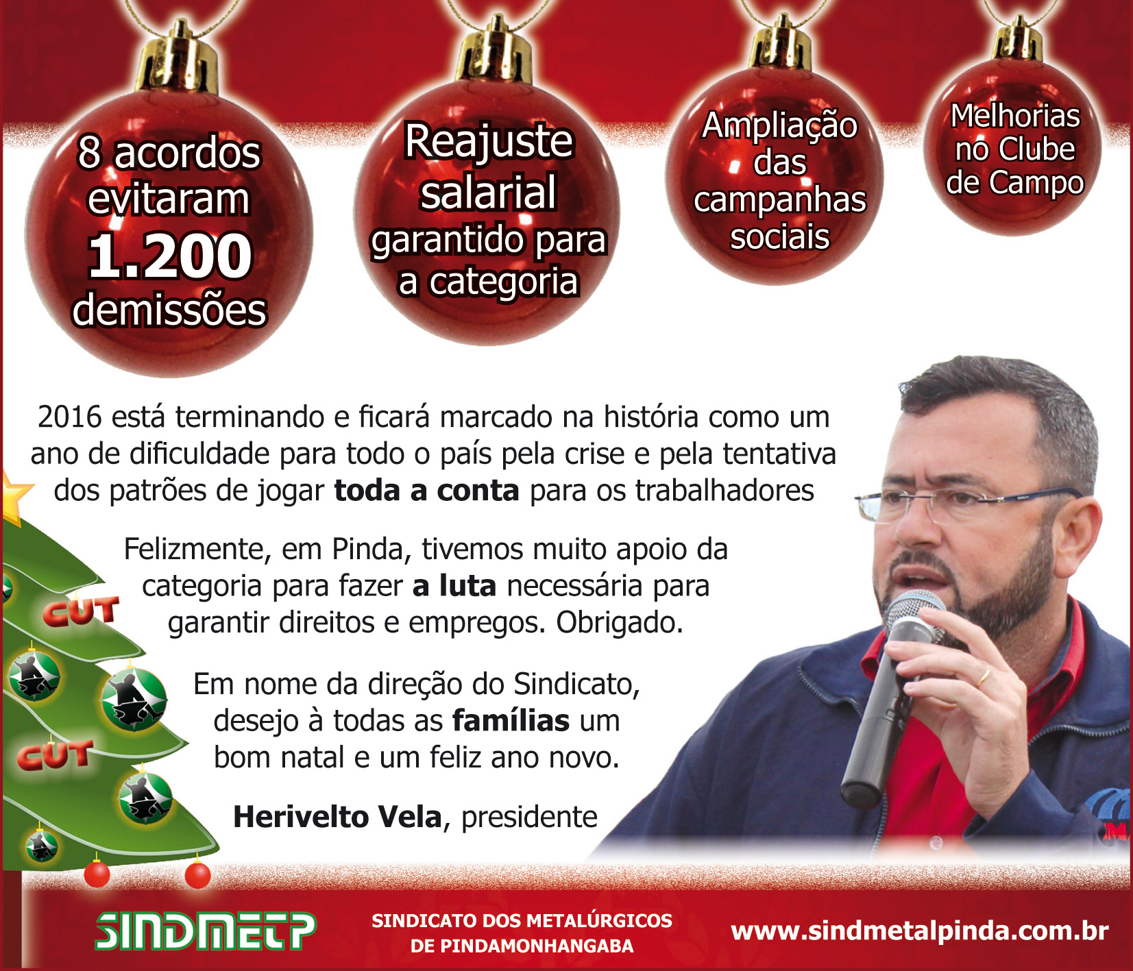 Mensagem de Natal e expediente do sindicato – Sindicato dos ...